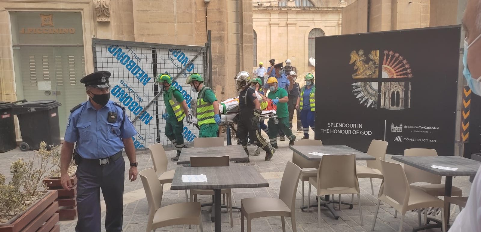 Raġel jaqa’ minn fuq sellum waqt xogħlijiet fil-Kon-Katidral ta’ San ... Raġel jaqa’ minn fuq sellum waqt xogħlijiet fil-Kon-Katidral ta’ San ...